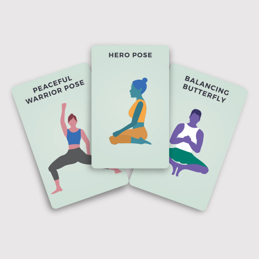 Gift Republic | Yoga Poses Cards Sweet Janes - Gift and Confectionary