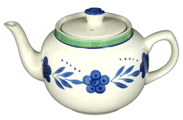 Blue Floral Teapot Sweet Janes - Gift and Confectionary