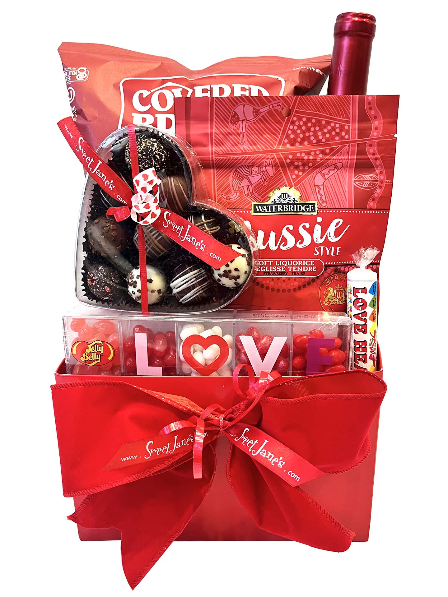 Burning Love Gift Basket | A Passionate Delight for Your Special ...