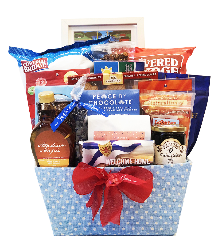 Coming Home Gift Basket | Embrace the Warmth of Nova Scotia Sweet Janes ...