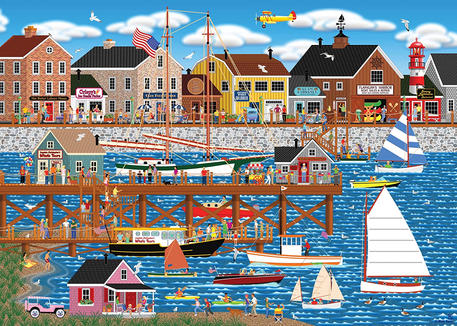 Peter Pauper Press | Harbor Town Puzzle Sweet Janes - Gift and ...