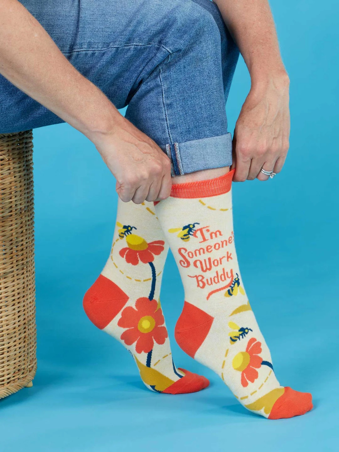 Blue Q | I'm Someone's Work Buddy Socks Sweet Janes - Gift and ...
